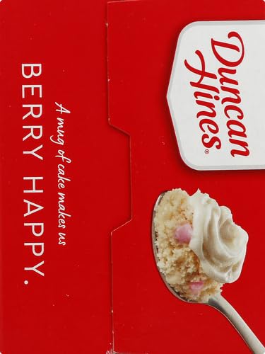 Duncan Hines Mug Cakes Strawberry Shortcake Flavored Mix with Cream Cheese Frosting, 13.3 oz