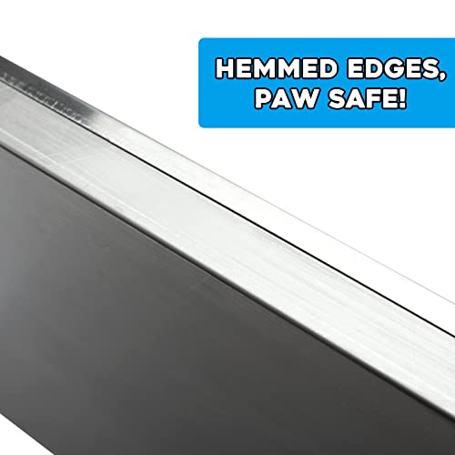 Confote 23.6"x17.6" Stainless Steel Replacement Tray for Dog Crate, Chew-Proof and Crack-Proof