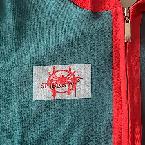 Groydbee Adult Into The Spider Verse Jacket for Miles Morales Costume Halloween Spider Cosplay 3D Printed Hoodie Hooded Sweatshirt (Miles, Medium)