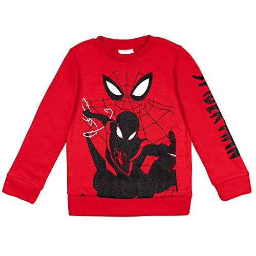 Marvel Spiderman Miles Morales Big Boys Pullover Sweatshirt 14