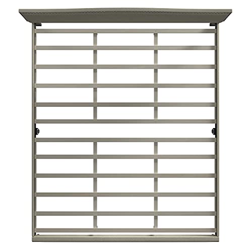Glenwillow Home Kameli Upholstered Platform Bed Frame/Nailhead Trim Camelback/Mattress Foundation/No Box Spring Needed/Easy Assembly, Beige, California King