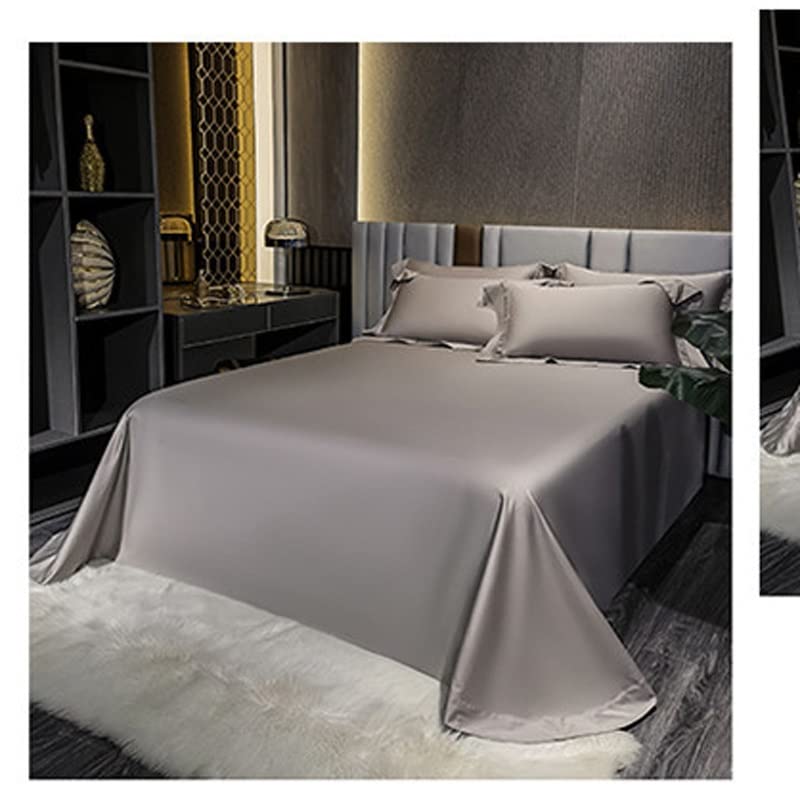 UpcoT Long Staple Cotton Hollowed Out Four-Piece Set Cotton Sateen Sheet Bed Cover Wide Brim Series (Color : D, Size : 200 * 230cm)