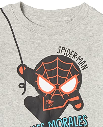Amazon Essentials Disney | Marvel | Star Wars Boys' Pajama Set (Previously Spotted Zebra), Pack of 2, Marvel Miles Morales, 12