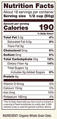Bob's Red Mill Organic Extra Thick Rolled Oats, 16-ounce (Pack of 4)
