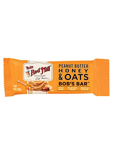Bob's Red Mill Peanut Butter Honey & Oat Bob's Bars, 1.76 Ounce (Pack of 12)