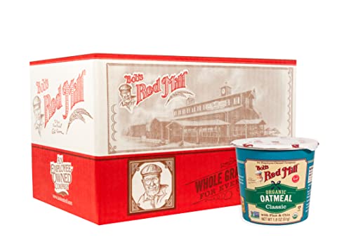 Bob's Red Mill Organic Gluten Free Oatmeal Cup, Classic (Pack of 12)