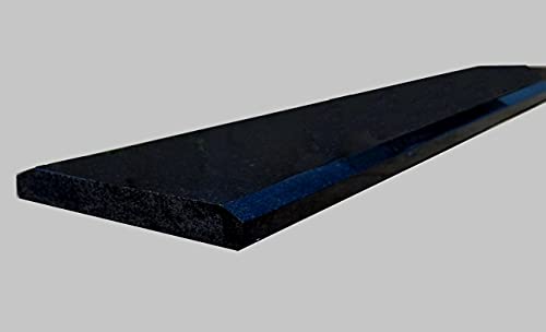 Absolute Black Granite Threshold | Two Side Beveled | 36" x 4"