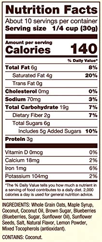 Bob's Red Mill Homestyle Lemon Blueberry Granola, 11-ounce (Pack of 6)