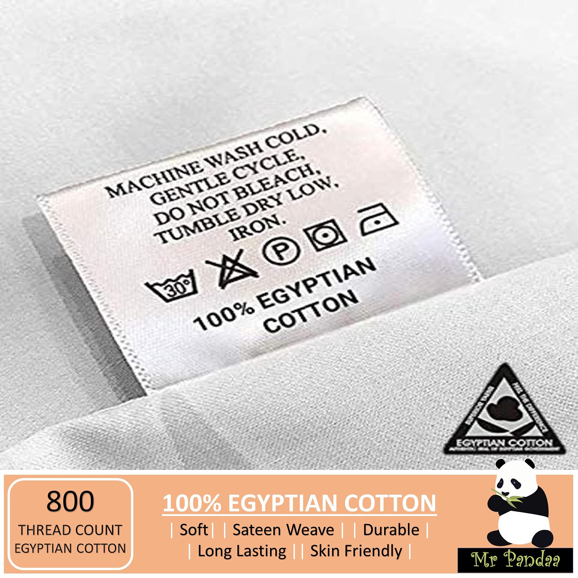 800-Thread-Count, Pure 100% Egyptian Cotton - King Sheet Set- 4 PC Bedsheet, Sateen Weave Premium Bed Sheets, Fits mattresses Upto 10” Deep Pocket (King, Dark Grey)
