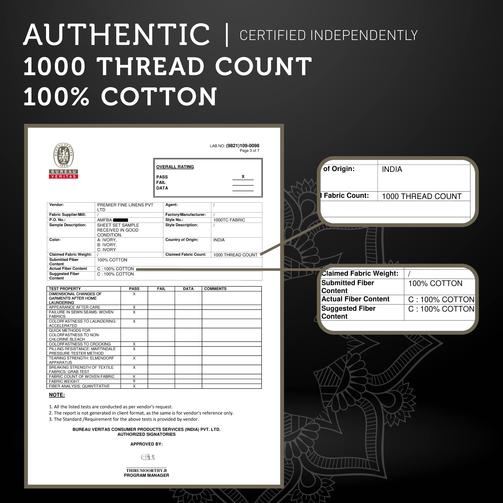 Hyde Lane King Sheets - 1000 Thread Count Luxury Cotton, Deep Pocket Fitted Sheet Set, Soft & Breathable Sateen Weave, Durable & Elegant Bedding (Natural White)