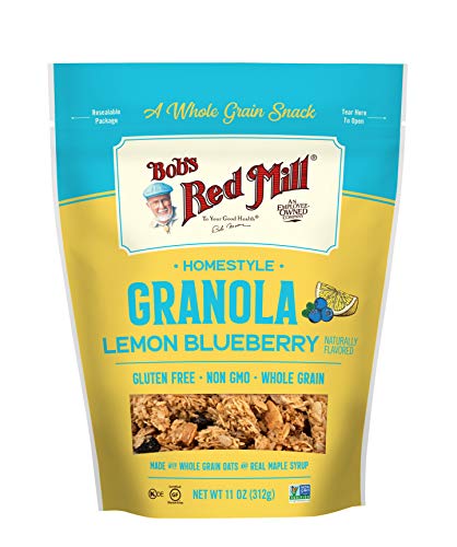 Bob's Red Mill Homestyle Lemon Blueberry Granola, 11-ounce (Pack of 6)