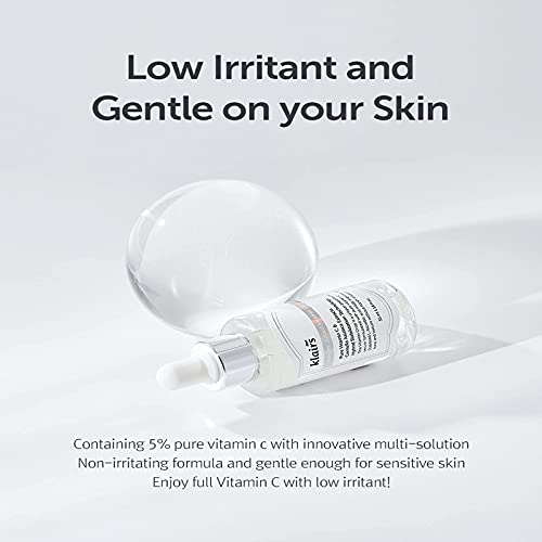 dear, klairs Freshly Juiced Vitamin Drop, 5% Hypoallergenic pure vitamin C serum, 35ml, 1.18oz | a potent skin rejuvenator
