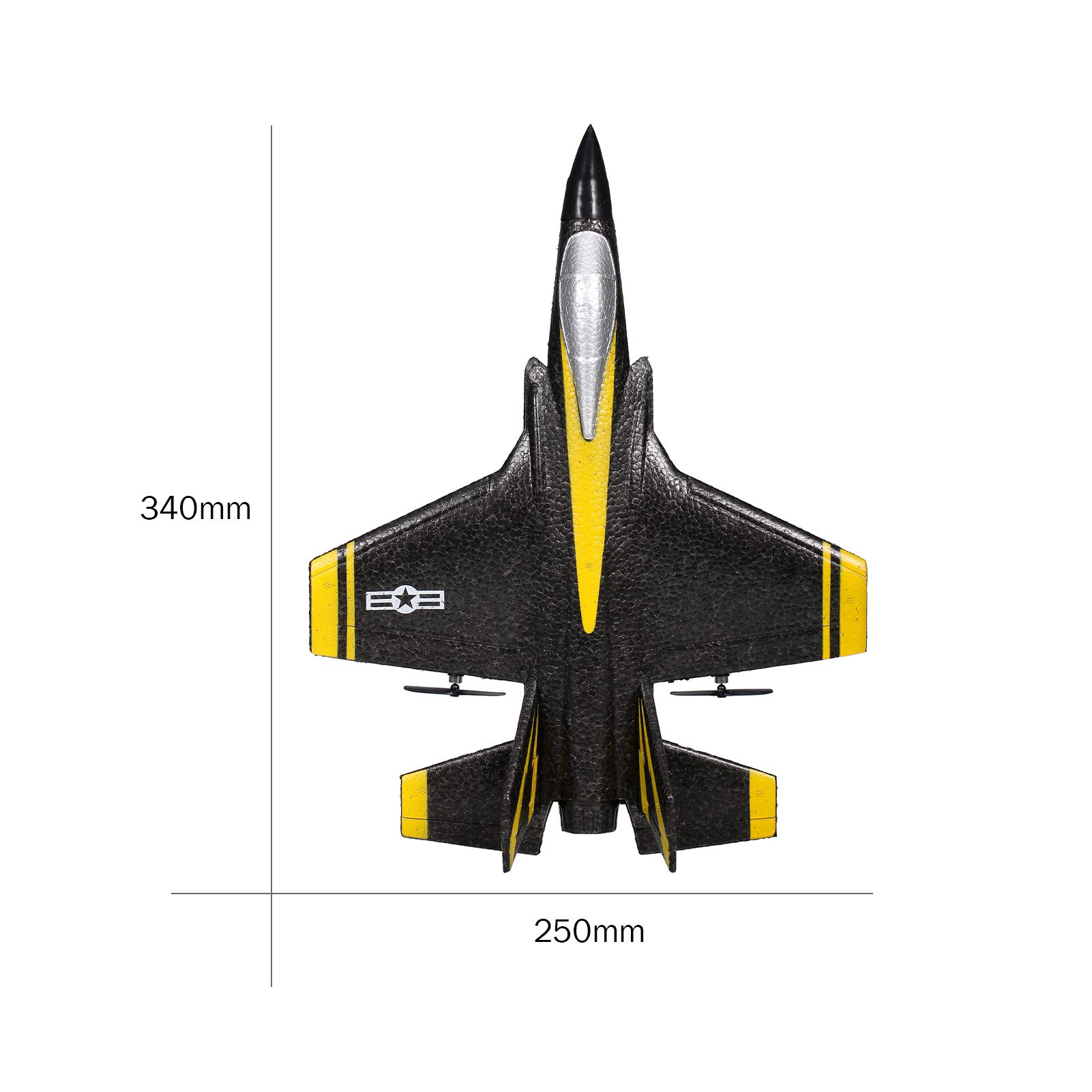 GoolRC FX635 RC Airplane, 2 Channel RC Plane, 2.4Ghz Remote Control Airplane, Ready to Fly Foam Glider with 3 Axis Gyro, Fixed Wing Aircraft Toys for Beginners, Kids and Adults