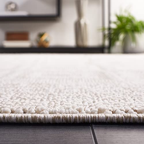 Safavieh Trends Collection 9' x 12' Beige/Ivory TRD106B Modern Contemporary Textured Area Rug