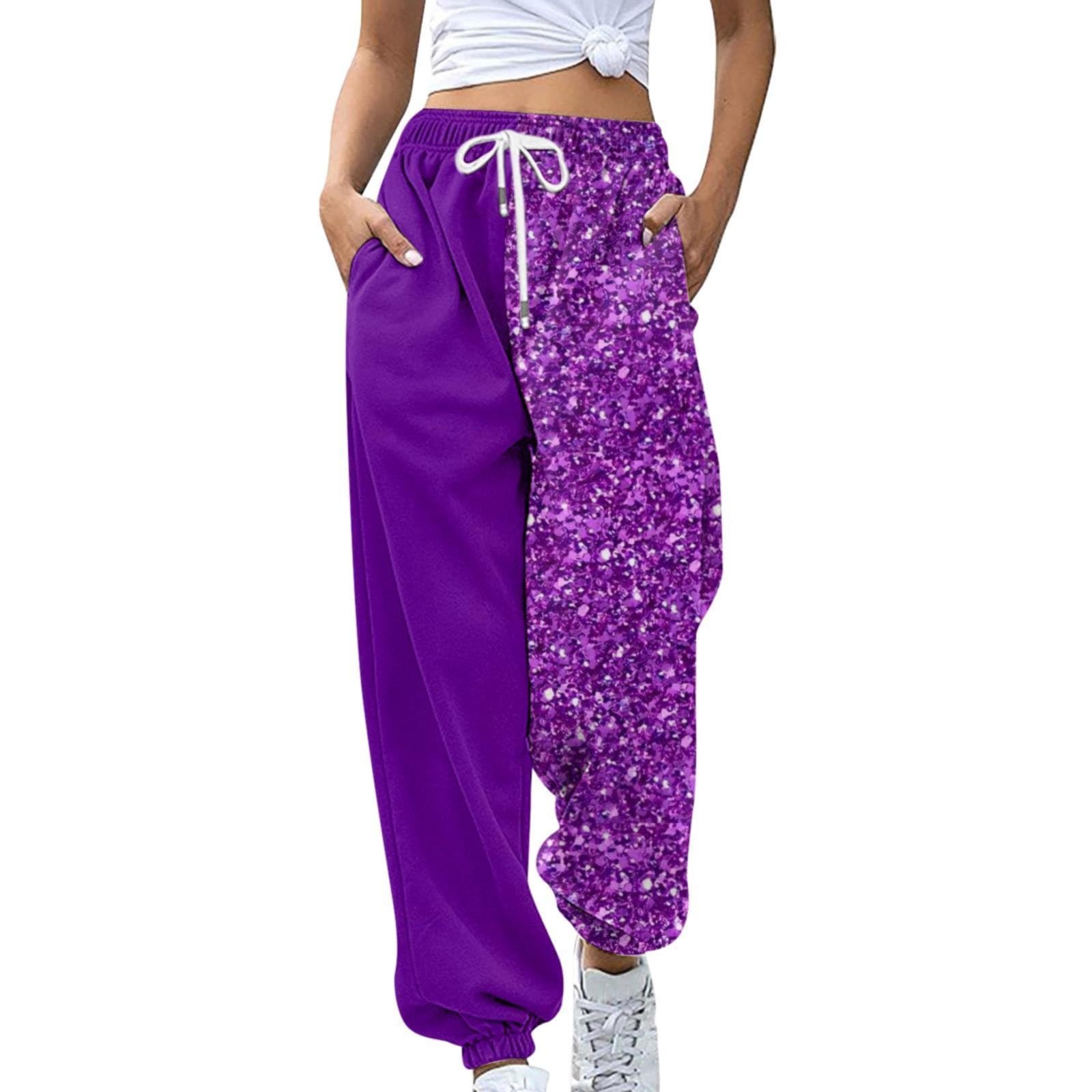 Christmas Lined Trouser Womens Casual Pants Drawstring Straight Wide Leg Pants with Pockets Elastic High Waist Loose Comfy Trousers Women's Cotton Linen Pants Summer Straight OHUS+31020SALE084