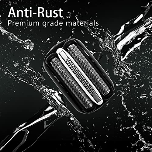 32B S3 Electric Replacement Shaver Head Accessories for Braun Series3 Shaving Razor Head, Suitable for Braun S3 3040s 3000s 3050cc 3010s 3070cc 3080s 3090s 310s 3020s 330s 370cc-4 380s-4, 3090cc Etc.