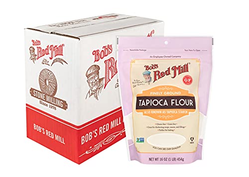 Bob's Red Mill Finely Ground Tapioca Flour, 16-ounce (Pack of 4)