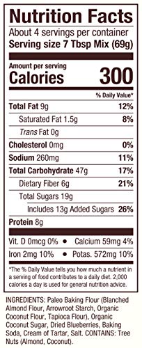 Bob's Red Mill Grain Free Blueberry Muffin Mix, 9-ounce (Pack of 5)