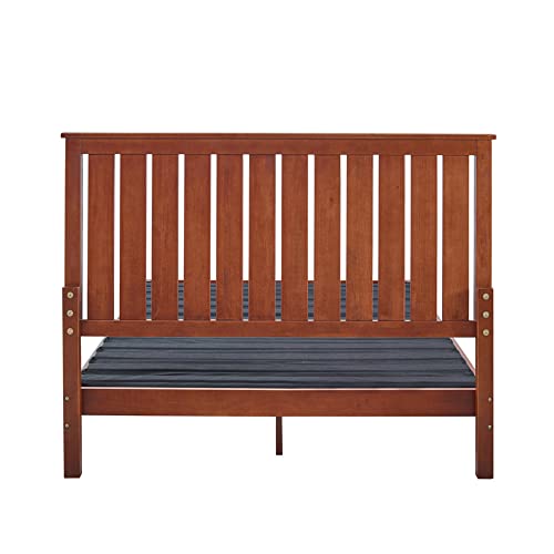 Decoro Walnut Color Wood Bed, Cal King