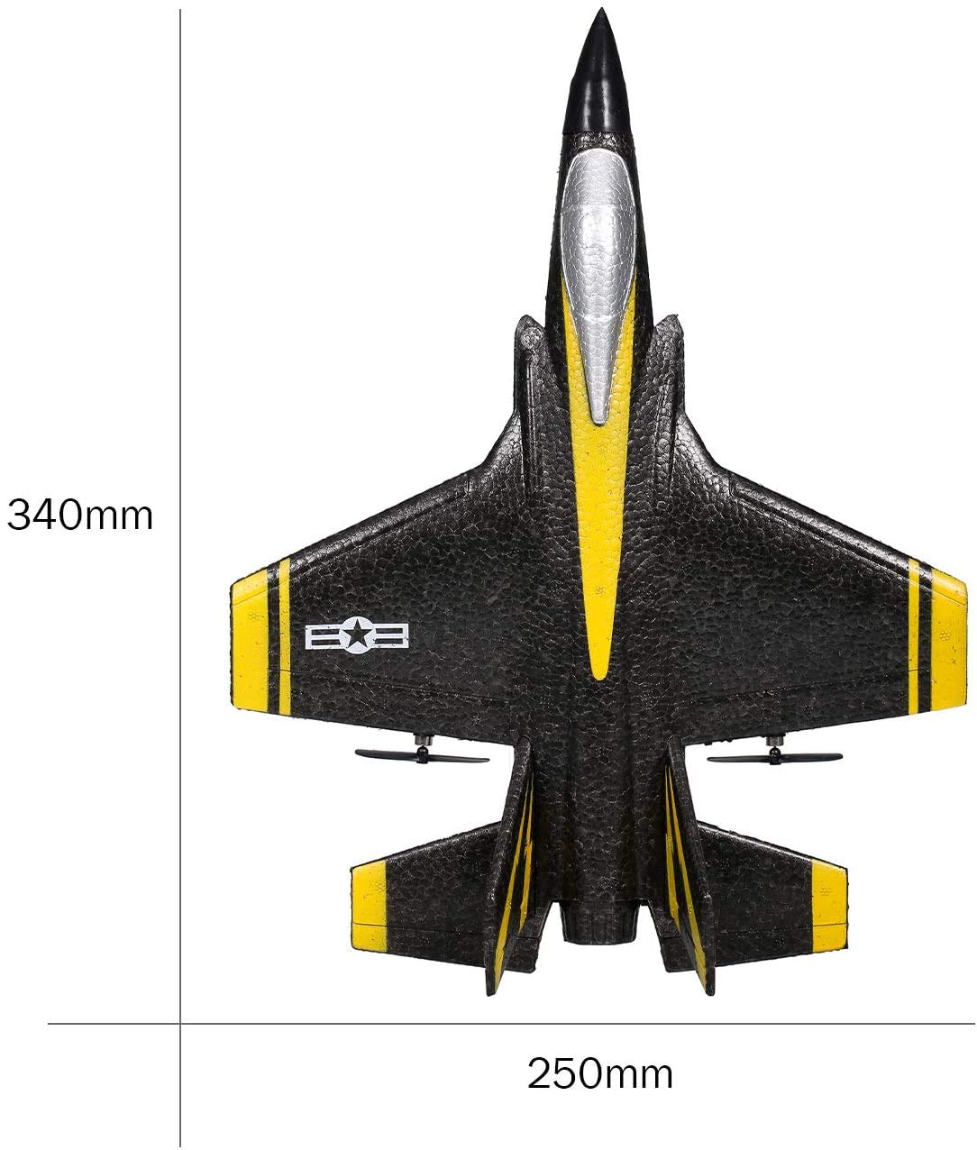 QT RC Airplane, 2 Channel RC Plane, 2.4Ghz Remote Control Airplane, Ready to Fly Foam Glider with 3 Axis Gyro, Fixed Wing Aircraft Toys for Beginners, Kids and Adults
