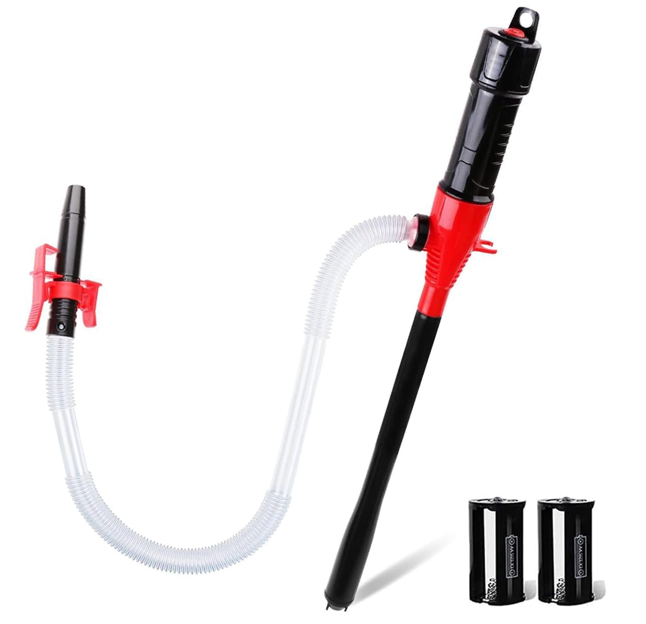 SEDY Electric Hand Pump, Portable Battery Powered Transfer Pump, Multi-Use Siphon Liquid Extractor for Gasoline, Diesel, Fuel, and Water Transfer