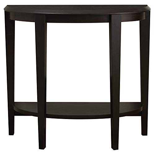 Monarch Specialties I 2450 Accent Table, Console, Entryway, Narrow, Sofa, Living Room, Bedroom, Laminate, Brown, Contemporary, Modern