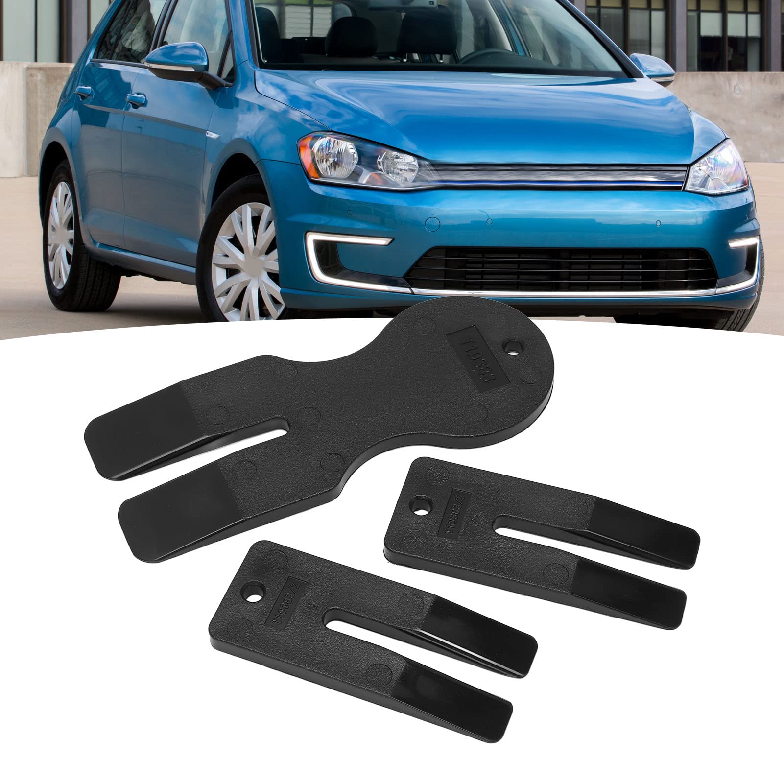 Door Trim Wedge Panel Clip Tool, 3pcs T10383, T10383 1, T10383 2 Car Door Removal Tool Trim Wedge Panel Clip Tool