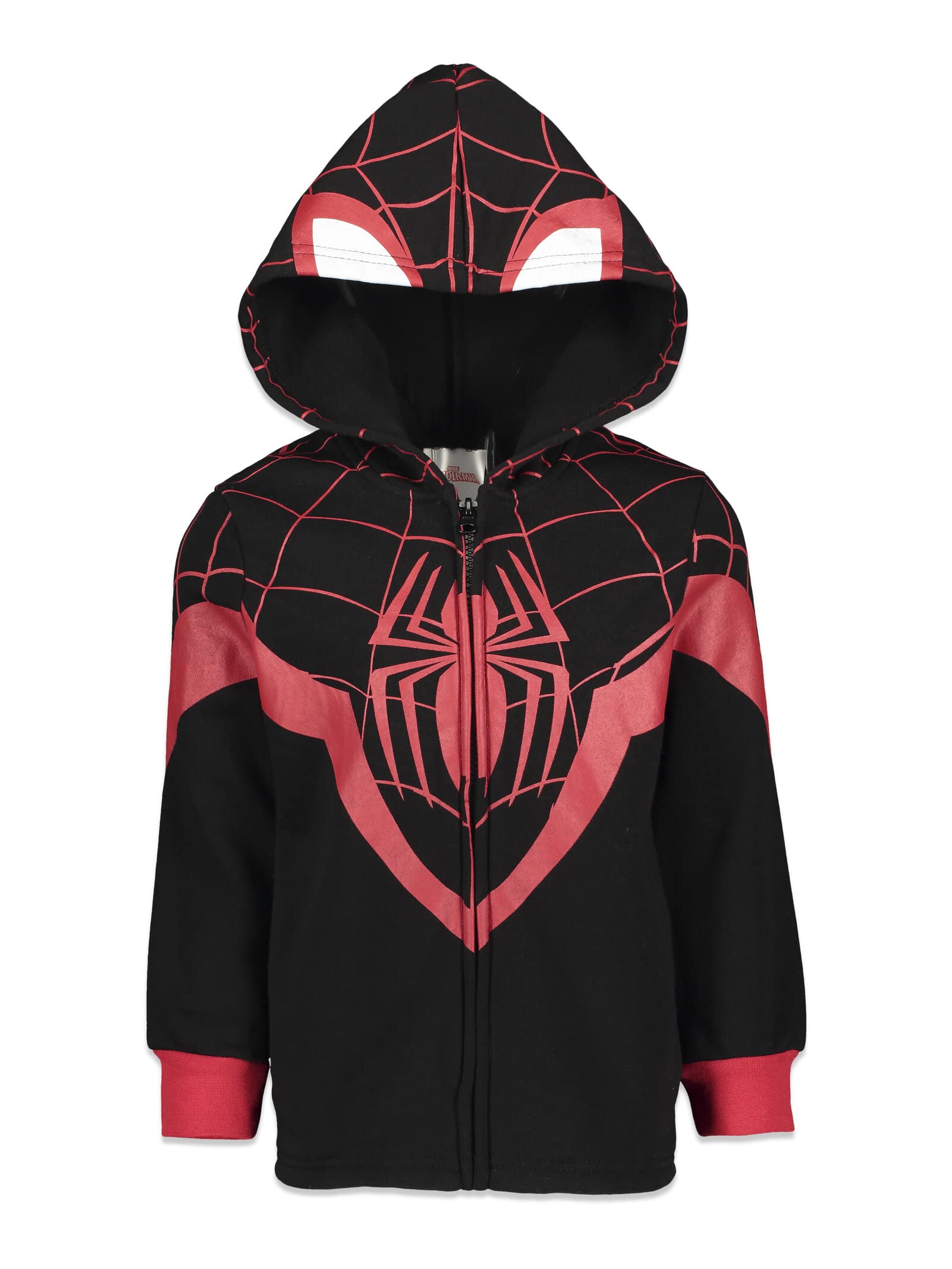 Marvel Spider-Man Miles Morales Toddler Boys Zip Up Hoodie Spiderverse 5T