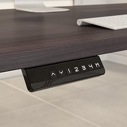 Bush Business Furniture Move 60 Series Height Adjustable Standing Desk, 60W x 30D, Storm Gray with Black Base