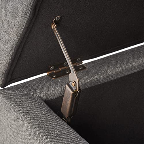 Christopher Knight Home Obert Ottoman, Dark Gray
