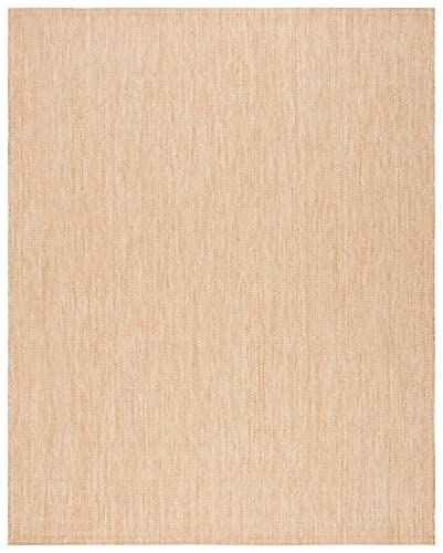 SAFAVIEH Courtyard Collection 6'7' x 9'6' Natural / Cream CY8022 Indoor/ Outdoor Patio Backyard Mudroom Area Rug
