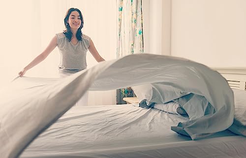 Hotel Quality 600 Thread Count Twin-XL Flat Sheet,100% Long Staple Egyptain Cotton Brown Top Sheet, Extra Softness Durable Sateen Weave Sheet ( Twin-XL, Brown Top Sheet)