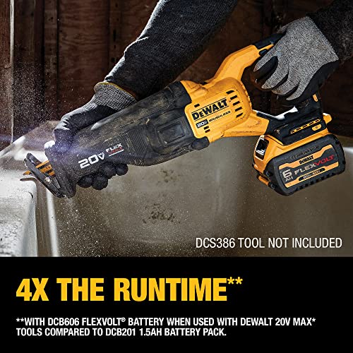 DEWALT 20V/60V MAX* Batteries, Premium, 6.0-Ah, 2-Pack (DCB606-2)