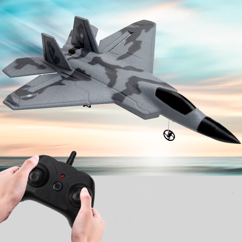 RC Plane - 2 Channels Remote Control Airplane Ready to Fly,RC Airplane with 6-Axis Gyro,Remote Control Plane for Kids Boys Adults Beginner Girls,Easy to Fly RC Jet