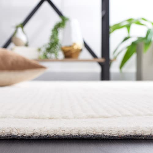 Safavieh Natura Collection 8' x 10' Ivory NAT222A Handmade Modern Contemporary Wool Area Rug