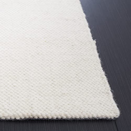 Safavieh Natura Collection 8' x 10' Ivory NAT222A Handmade Modern Contemporary Wool Area Rug