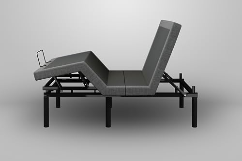 iDealBed 3i Custom Adjustable Bed Base, Wireless, Zero Gravity, One Touch Comfort Positions, Programmable Memory, Advanced Smooth Silent Operation (California King)