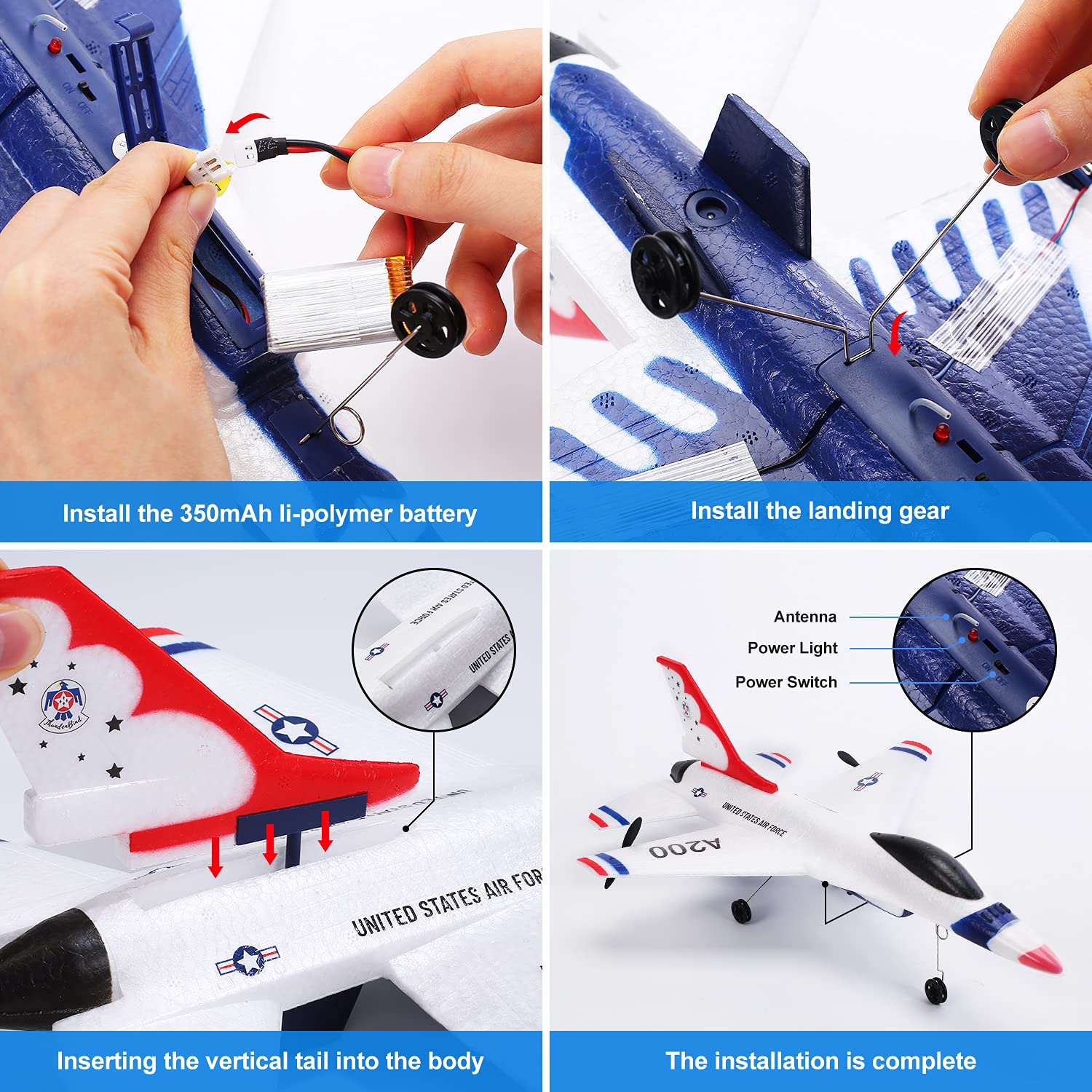 EagleStone Form RC Airplane Remote Control Plane