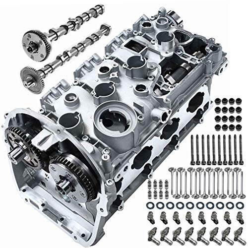 A-Premium Engine Cylinder Head Assembly & Camshafts & Valves Compatible with Audi A4 A5 A6 TT Quattro Q5 L4 2.0L DOHC 2009-2015