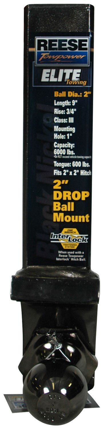 Reese 7039200 Class III Interlock Ball And Ball Mount Combination , black