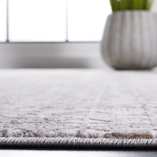Safavieh Vogue Collection 9' x 12' Grey/Ivory VGE154F Modern Contemporary Abstract Area Rug