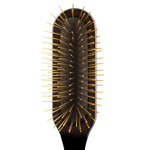 Chris Christensen Dog Brush, 27 mm Oblong Pin Brush, Fusion Series, Groom Like a Professional, Brass Pins, 100% Static Free, Ground and Polished Tips