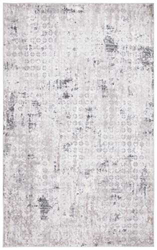 Safavieh Vogue Collection 9' x 12' Grey/Ivory VGE154F Modern Contemporary Abstract Area Rug