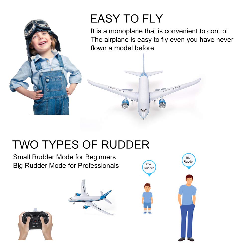 GoolRC QF008 787 Airplane Miniature Model Plane 3CH 2.4G Remote Control EPP Aircraft RTF RC Toy