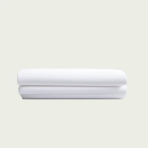 New Organic Cotton Sateen Fitted Sheet for Supreme Comfort and Durability - Fitted Sheets only Cotton-90 x 200cm (EU) size.