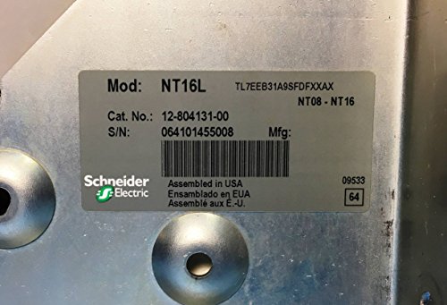 Square D NT16L 1600A Masterpact EO Circuit Breaker 12-804131-00 2 Shunt 1600 Amp