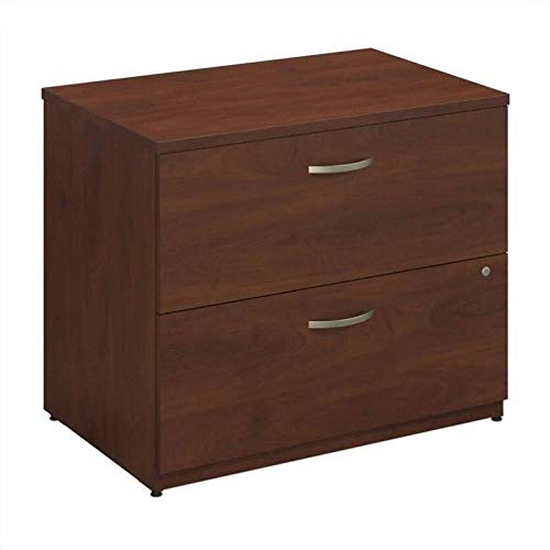 Bush Business Furniture Series C 36W 2 Drawer Lateral File in Hansen Cherry