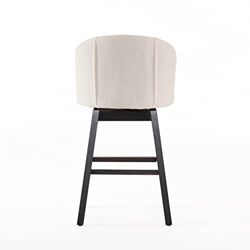 Christopher Knight Home Ogden Barstool, 2-Pcs Set, Beige