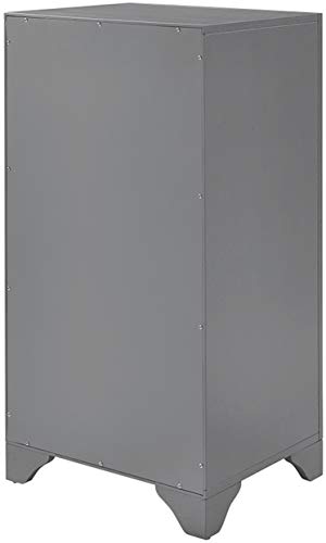 Crosley Furniture Tara Linen Hamper, Vintage Gray
