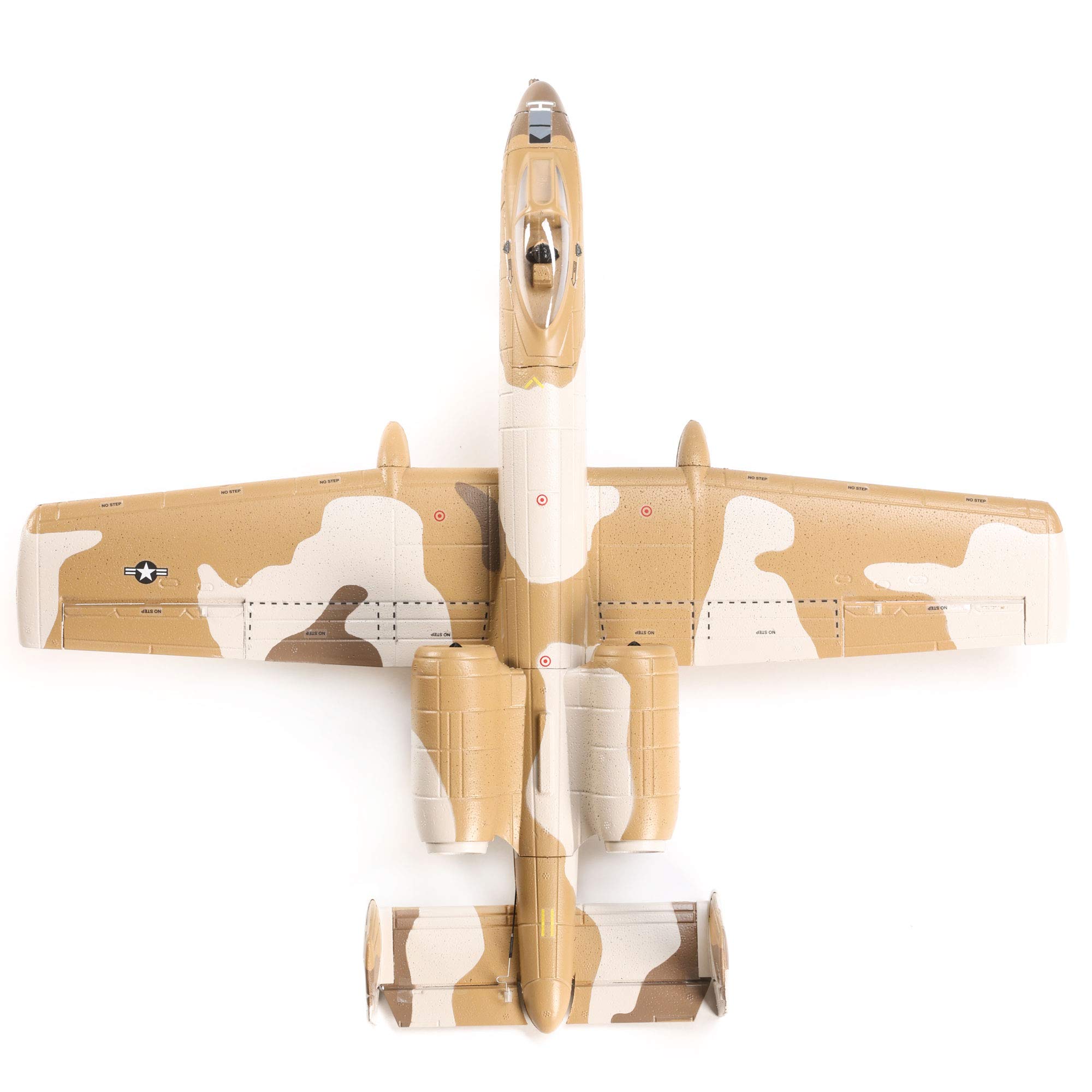 E-flite RC Airplane UMX A-10 Thunderbolt II 30mm EDF BNF Basic Transmitter Battery and Charger not Included with AS3X and Safe Select 562mm EFLU6550